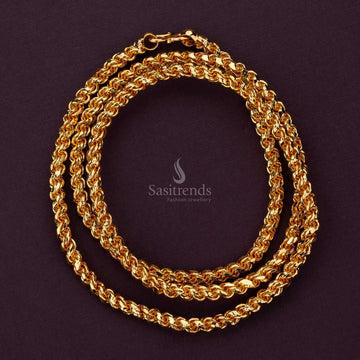 One Gram Micro Gold Plated Guaranteed Chains – Sasitrends